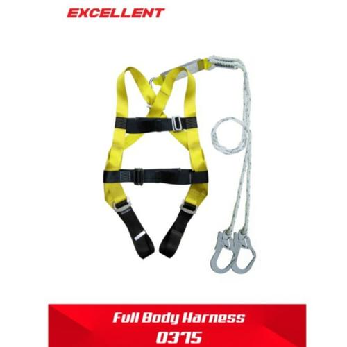 Jual FULL BODY HARNESS DOUBLE BIG HOOK + ABSORBER EXCELLENT 0375 ...