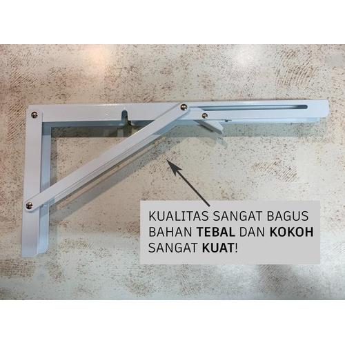 Jual SIKU DINDING PENYANGGA MEJA LIPAT FOLDABLE BRACKET KUAT TEBAL - 20 ...