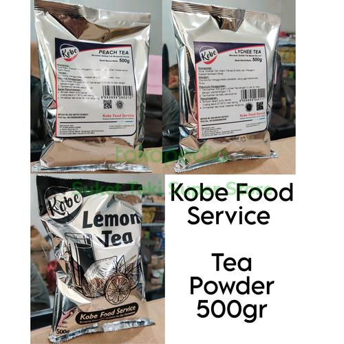 Jual Kobe Lemon Tea / Peach Tea / Lychee Tea Powder 500gr Food Service ...