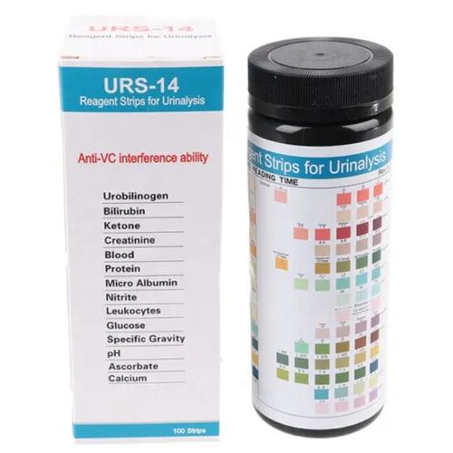 Jual Urine Test Strips Alat Tes Urine Kesehatan isi 100 strips/botol ...