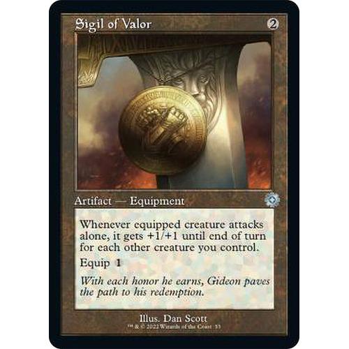 Jual Magic the Gathering MTG - Sigil of Valor [RETRO] - SCHEMATIC ...