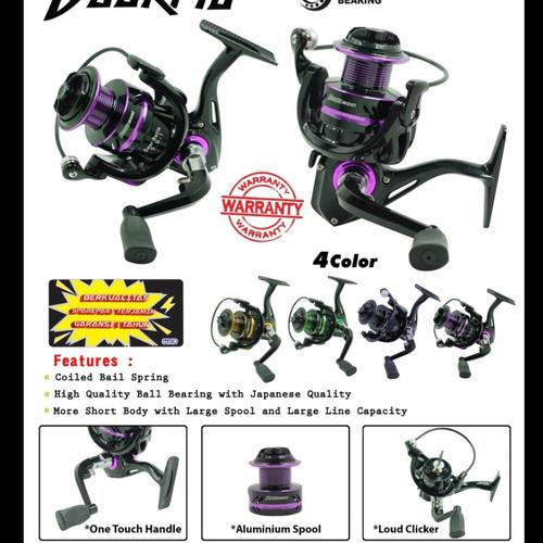 Jual reel tornado scorpio 1000 2000 3000 4000 6000 6bb - gold, 6000 ...