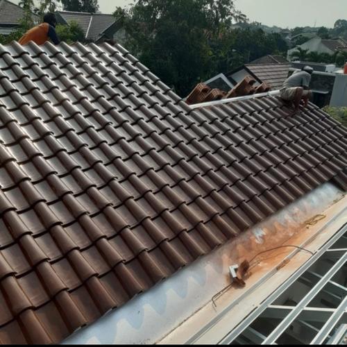 Jual baja ringan 0,75mm dan atap genteng keramik kanmuri natural ...