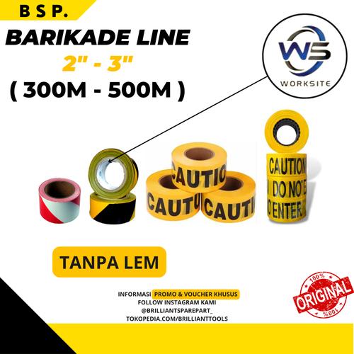 Jual POLICE LINE / GARIS POLISI / SAFETY LINE 2-3" Inch x 300 500 Meter ...