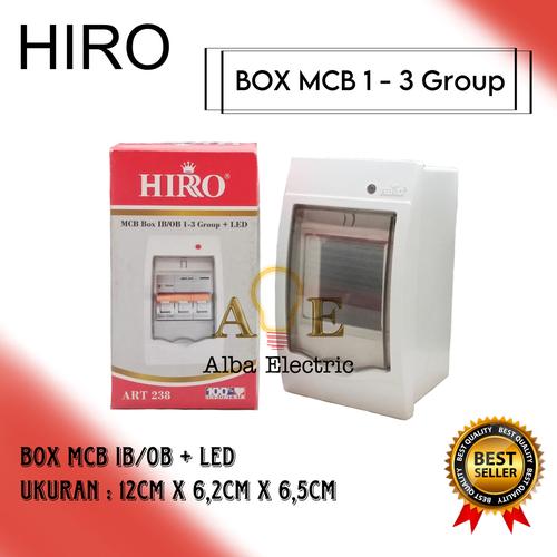 Jual Box MCB 1 - 2 - 3 Group HIRO Rumah MCB IB OB + Indikator Isi 2 SNI ...