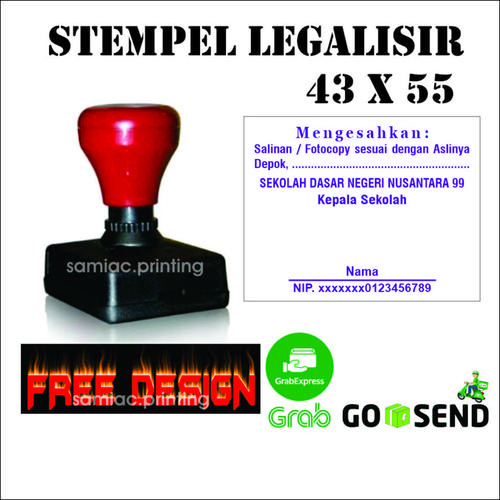 Jual Stempel Legalisir Ukuran Maksima 5,5 x 4,3 cm - Kota Depok - souv ...