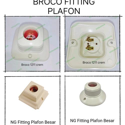 Jual Broco Fitting lampu broco/ Fiting broco 1211/ Lamp holder broco E ...