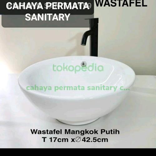 Jual Wastafel Mangkok Model Toto/Komplit Set Watafel Cuci Tangan Kramik ...