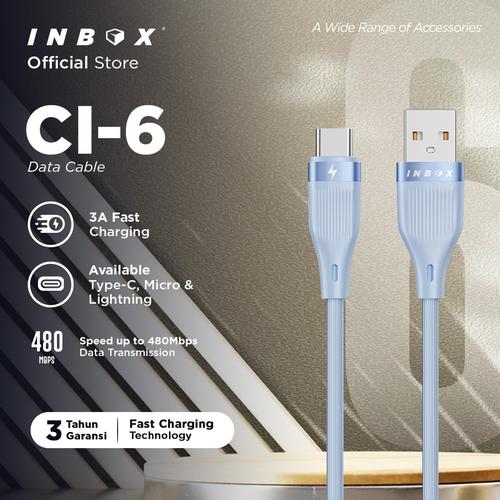 Promo Kabel Data Inbox CI-6 Micro, Type-c & Lightning USB Android atau ...