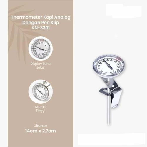 Jual Alat Ukur Suhu Kopi Termometer Coffee Analog Indikator Warna ...