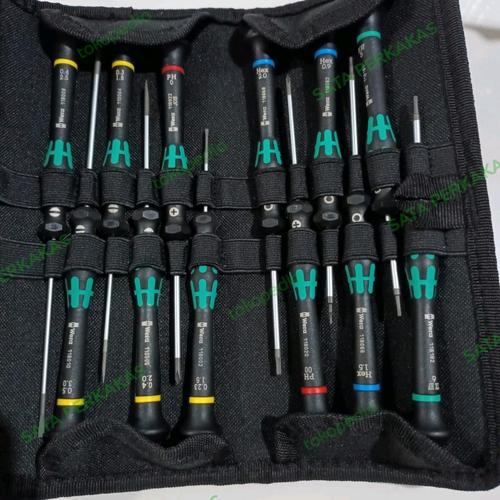 Jual Obeng Kecil Set Wera 05073675001 Kraftform Universal 1 S/Driver 12 ...