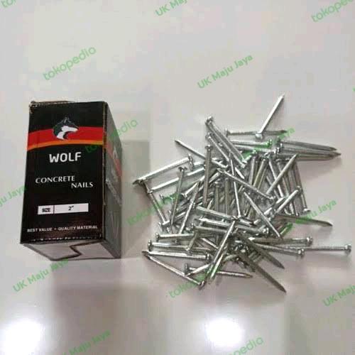 Jual Paku Beton Putih / Paku Baja / Paku Dinding Tembok WOLF - Kota ...