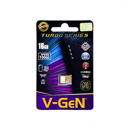 Jual V-gen Micro SD Vgen 16GB Class 10 TURBO SERIES Memory Card ...