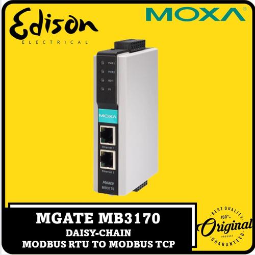 Jual MOXA Mgate MB3170 1 Port Advanced Serial-to-Ethernet Modbus ...