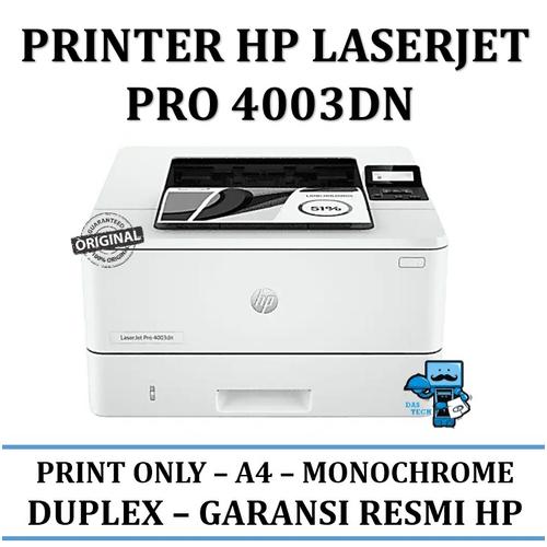Promo Printer HP Laserjet Pro M4003DN Monochrome 4003DN - Duplex Cicil ...