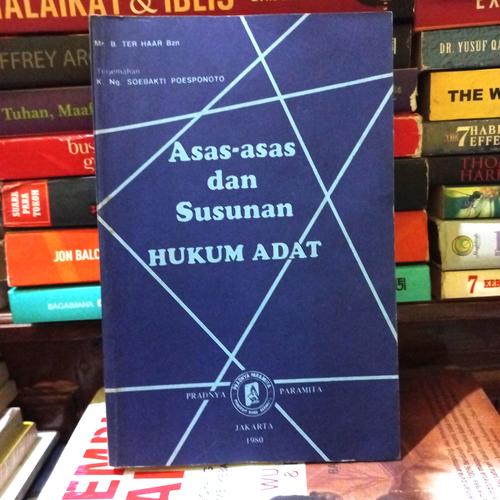 Jual BUKU ASAS ASAS DAN SUSUNAN HUKUM ADAT - Kota Semarang - Lestary ...