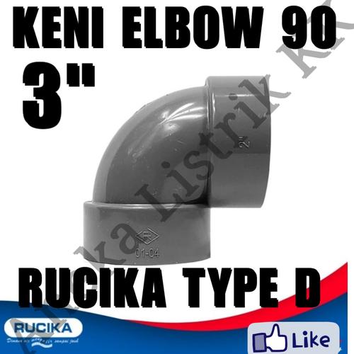 Jual RUCIKA D SAMBUNGAN KENI 3" KNEE 3INCH KNIE 3 " INCH ELBOW 90 ...