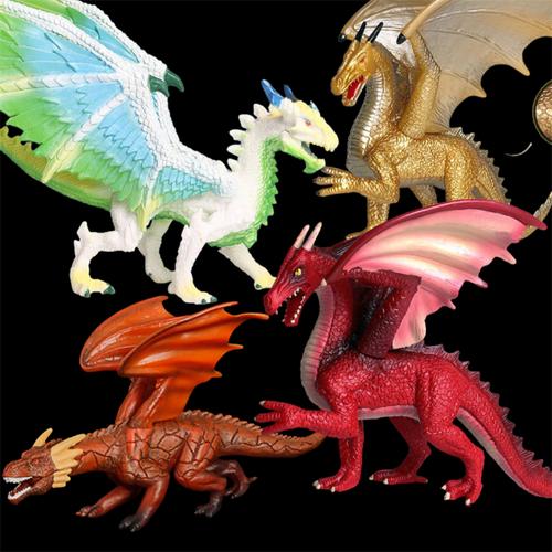 Jual Mainan Figurin Naga Terbang Dragon Dinosaurus Realistis Bahan PVC ...