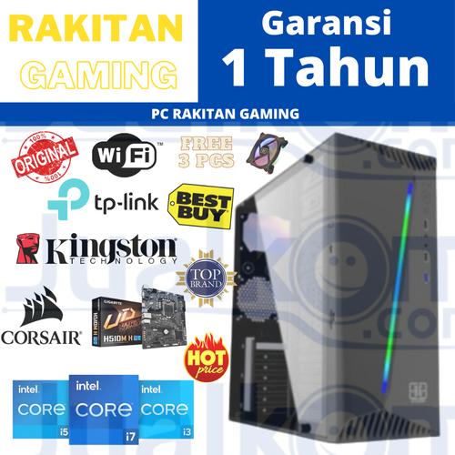 Jual Komputer PC Rakitan Sekolah Kantor 10TH Gen 8GB 500GB Baru Siap ...