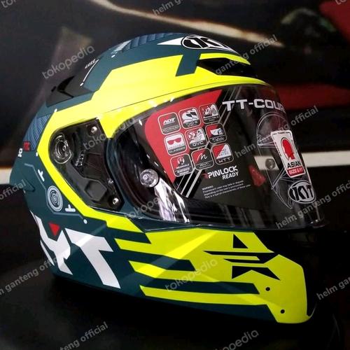 Jual KYT TT COURSE FUSELAGE MATT YELLOW ORIGINAL - L - Kab. Gresik - helm ganteng official ...