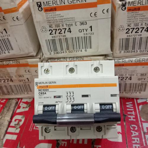 Jual Mcb 3p 63a 10ka NC100H Merlin gerin Original - Kota Bandung - PUTRA JADE ELEKTRIK_NEW ...