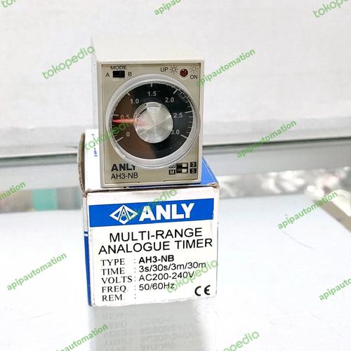 Jual TIMER ANLY AH3-NB MULTI-RANGE 3s/30s/3m/30m ORIGINAL TAIWAN - Kab ...