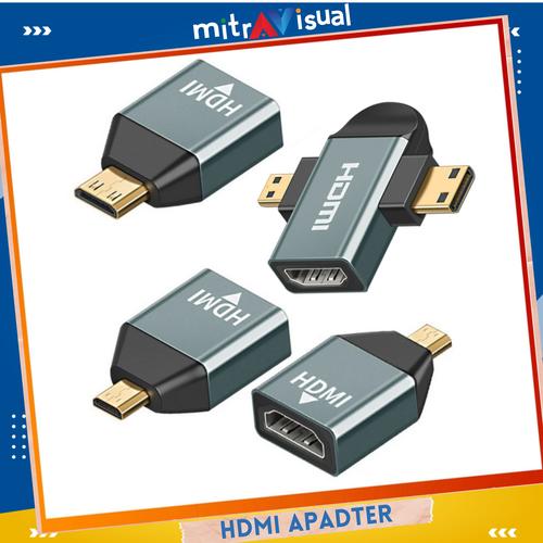 Jual 4K 60HZ Mini Micro Hdmi to Hdmi Dongle Adapter Converter - Mini ...