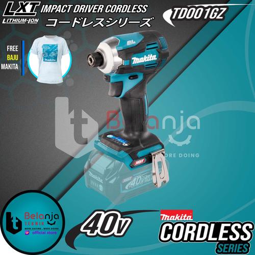 Promo Makita Mesin Bor Obeng Baterai TD001GZ Impact Driver Cordless 40V ...