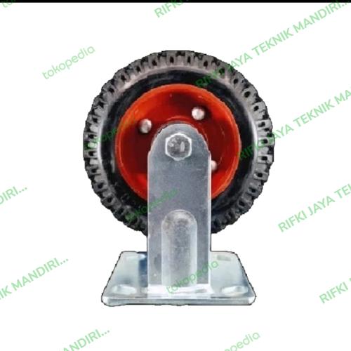 Jual Roda troli troly karet mati kembang 6"inch Mati ( FIXED ...