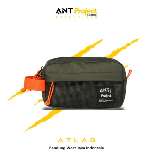 Promo ANT PROJECT - Tas Tangan Pouch ATLAS Oliv - Doppkit Organizer ...