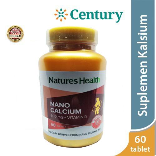Promo NATURES HEALTH NANO CALCIUM 600 MG + VIT D / Vitamin Tulang ...
