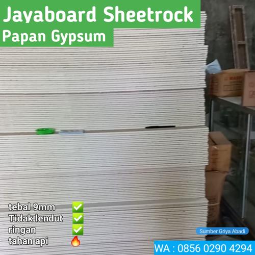 Jual papan gypsum jayaboard 9mm / jayaboard Sheetrock - Kab. Boyolali ...