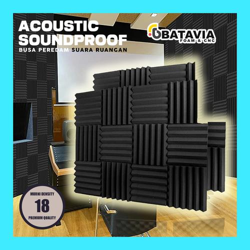 Jual PAKET HEMAT BUSA PEREDAM SUARA MODEL ZIGZAG 50X50X3CM - Hitam ...