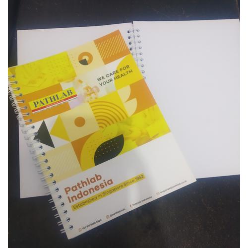 Jual Cetak Notebook Blocknote Custom Spiral A5 - polos, Isi 25 Lembar ...