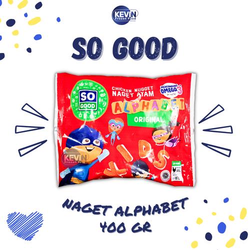 Jual So Good Chicken Nugget Alphabet Bentuk Huruf Original 400gr ...