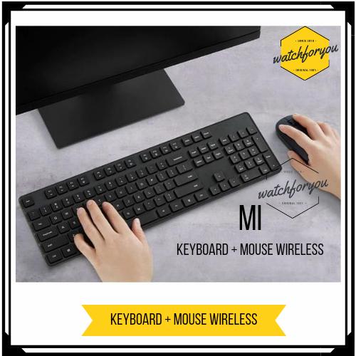 Jual XIAOMI MI MIJIA Keyboard Mouse Wireless Set Kombo 104 Keys ...