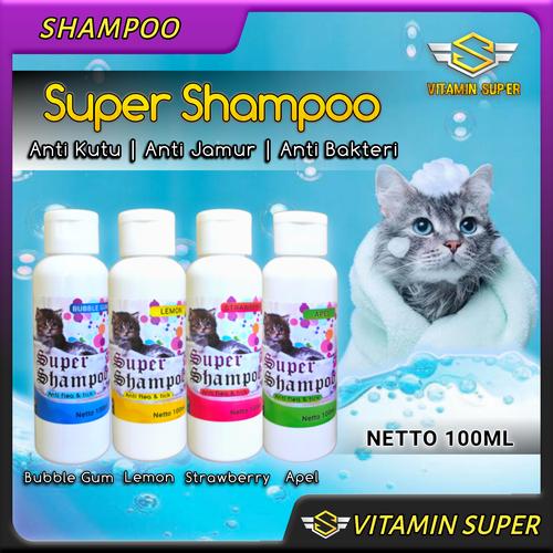 Jual Super Shampoo Kucing Premium Anti Kutu, Anti Jamur, Anti Flea dan ...
