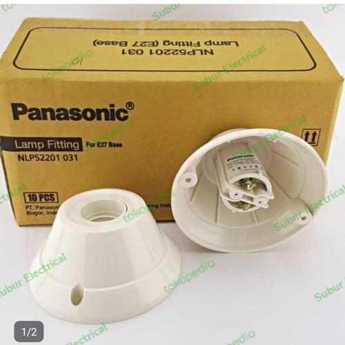 Jual Panasonic fitting lampu plafon/tempel rumah lampu fitting lampu ...