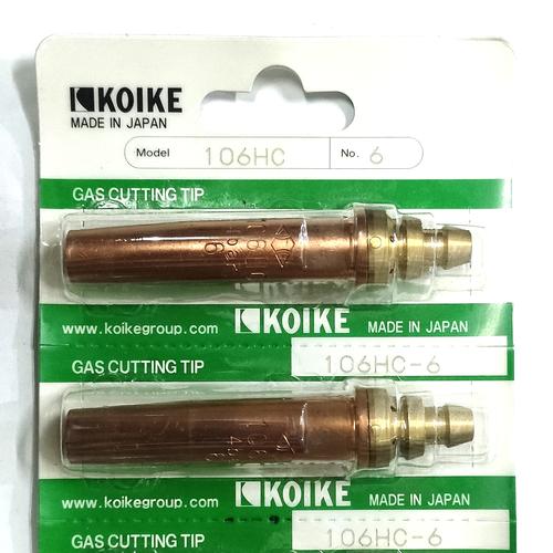 Jual GAS CUTTING TIP KOIKE 106HC LPG No 00 0 1 2 3 4 5 6 7 Original 100 ...