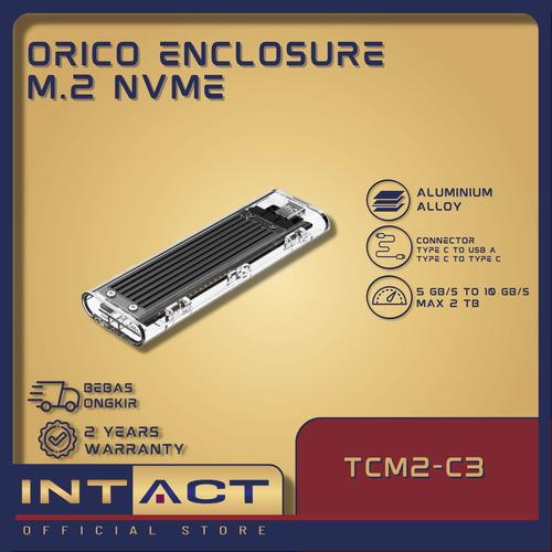Jual ORICO TCM2-C3 SSD Enclosure M.2 NVMe External Case M2 PCIe USB3.1 ...