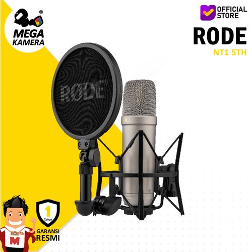 Promo Rode NT1 5TH Generation Microphone Condenser Dual Connect USB C ...