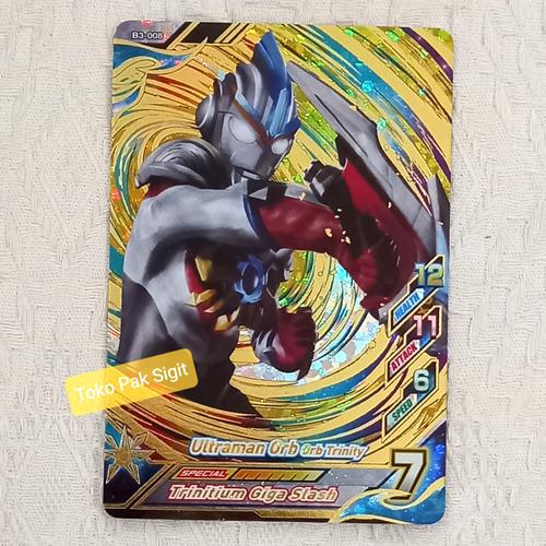 Promo Ultraman Orb Trinity B3-008 UR Ultraman Fusion Fight R/B Ver 3 ...