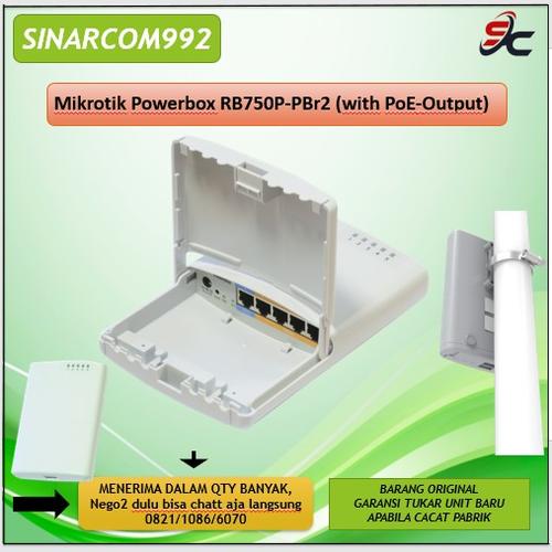 Jual Mikrotik Powerbox RB750P-PBr2 (with PoE-Output) -ROUTER - Jakarta ...