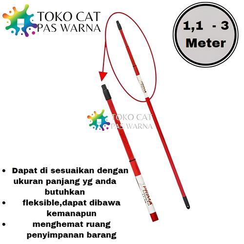 Jual Tongkat Extention Pole Kuas Roll Cat PRIMA Besi 1,1 - 3 Meter ...