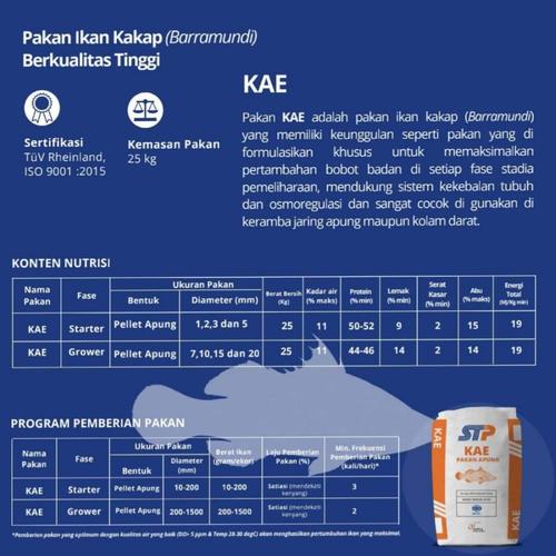 Jual Pakan STP KAE (Repack 1Kg) - 5mm - Kab. Bogor - Zedita | Tokopedia