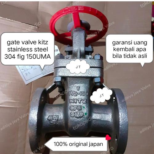 Jual gate valve kitz 1/2 inch flange SS304 class 150 fig 150UMA - Kab. Tangerang - jaya-teknik1 ...