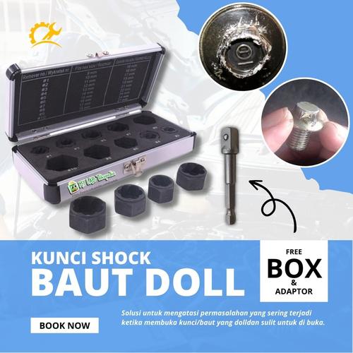 Jual Mata Bor Kunci Alat Pencabut Baut Mur Rusak Slex Patah Doll 10PCS ...