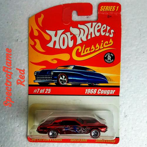 Jual Hot Wheels Classic Series 1 1968 Cougar Spectraflame Red - Kab ...