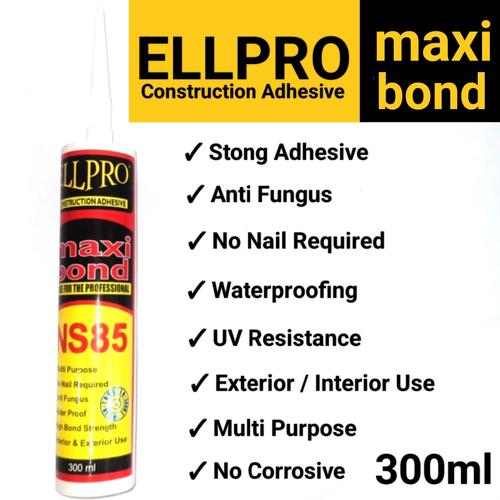 Jual LEM KAYU / KACA / HPL / ACP /CONSTRUCTION ADHESIVE 300ml - ELLPRO ...