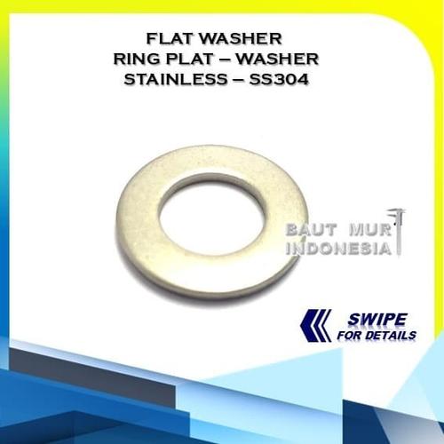 Jual RING PLAT STAINLESS M4 ISI 50PCS - Kab. Bekasi - BAUTMUR INDONESIA ...